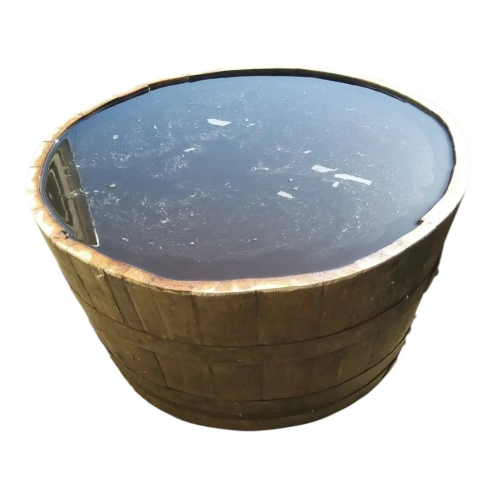 Watertight Half Whisky Barrel Pond – Oak Garden Water Feature Planter ...